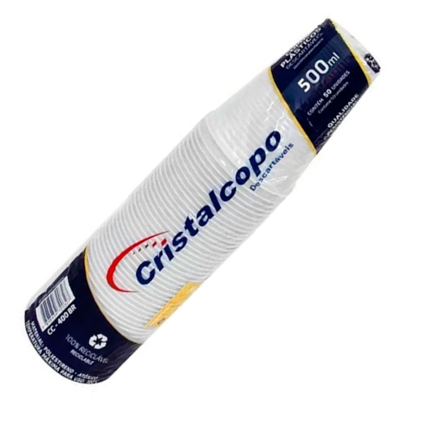Ponto Certo Conveniência | 50 COPOS DESCARTAVEIS CRISTALCOPO 500ML