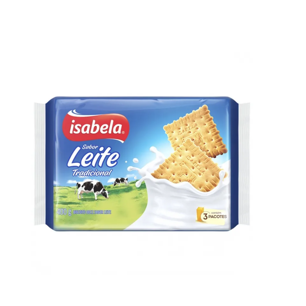 Ponto Certo Conveniência | BISCOITOS-ISABELA LEITE TRADICIONAL 400G