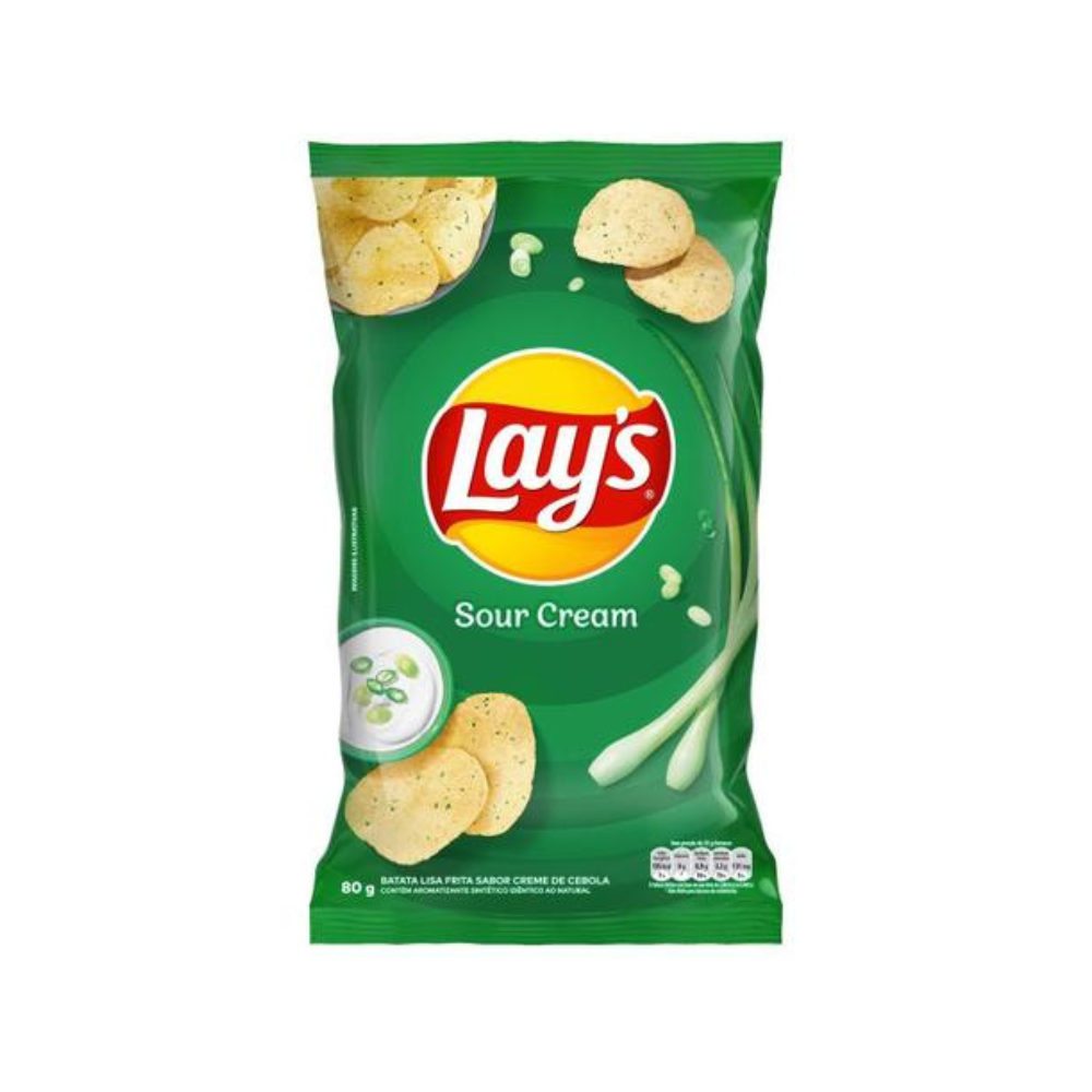 Ponto Certo Conveniência | CHIPS LAY´S SOUR CREAM 80G