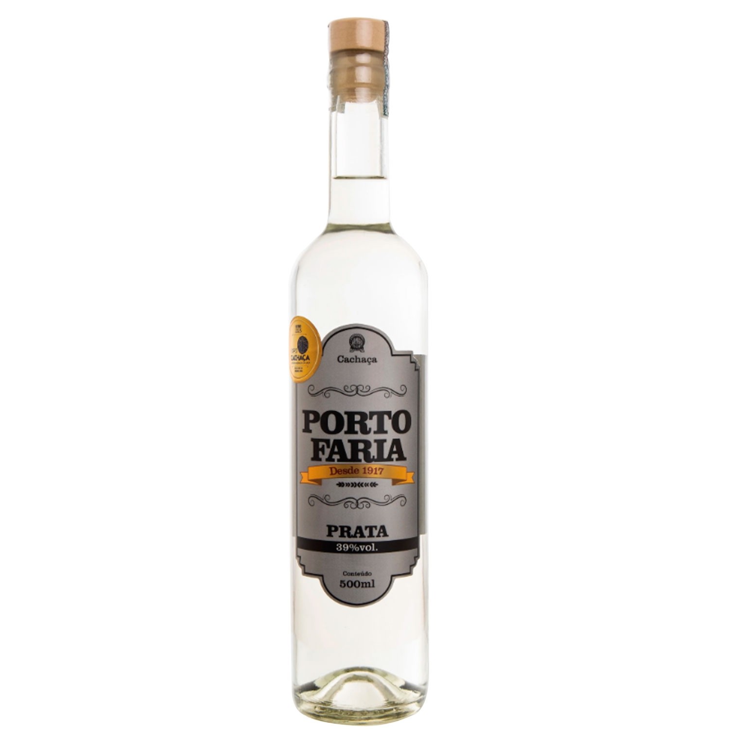 Ponto Certo Conveniência | CACHAÇA PORTO FARIA PRATA 500ML