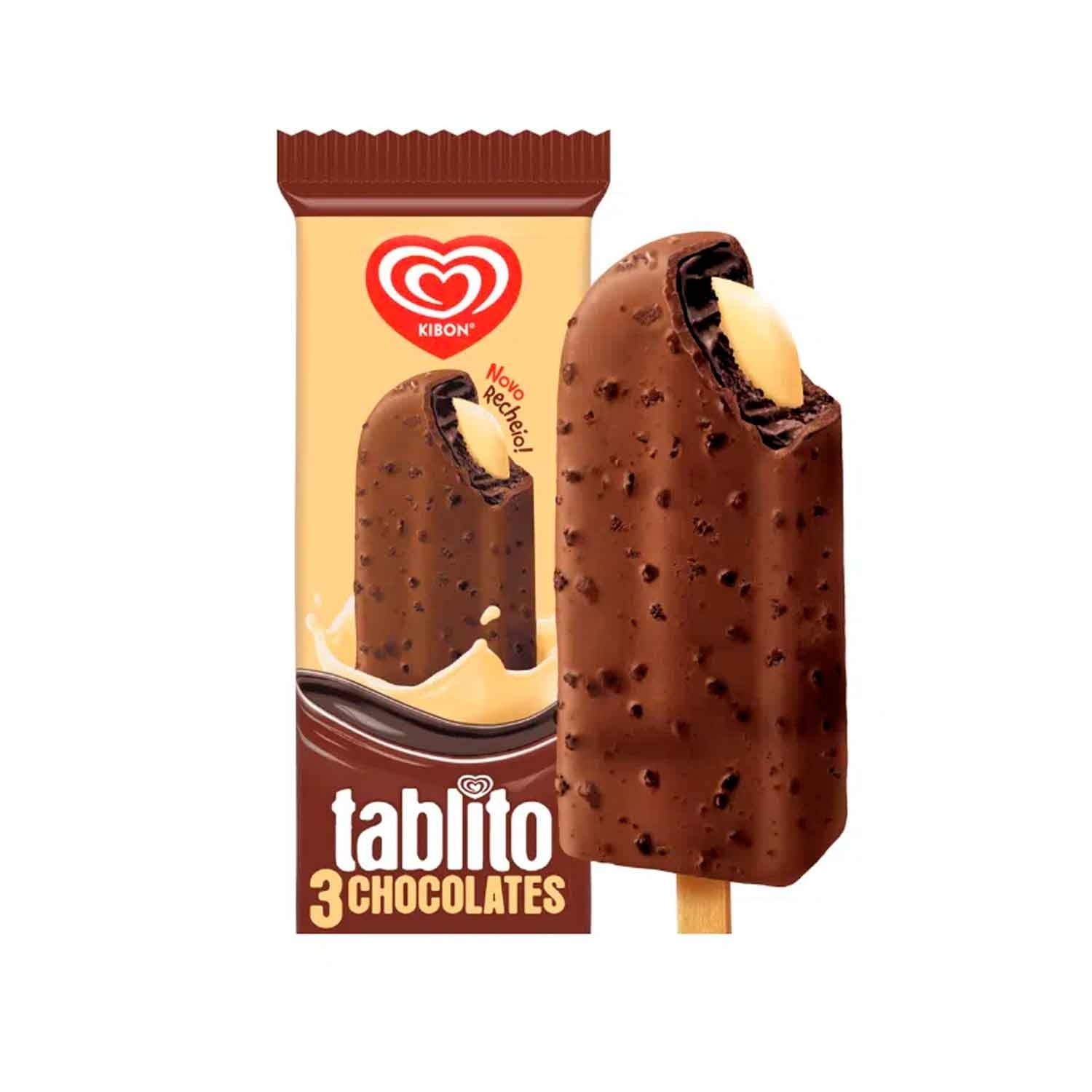 Ponto Certo Conveniência | PICOLÉ KIBOM TABLITO 3 CHOCOLATES